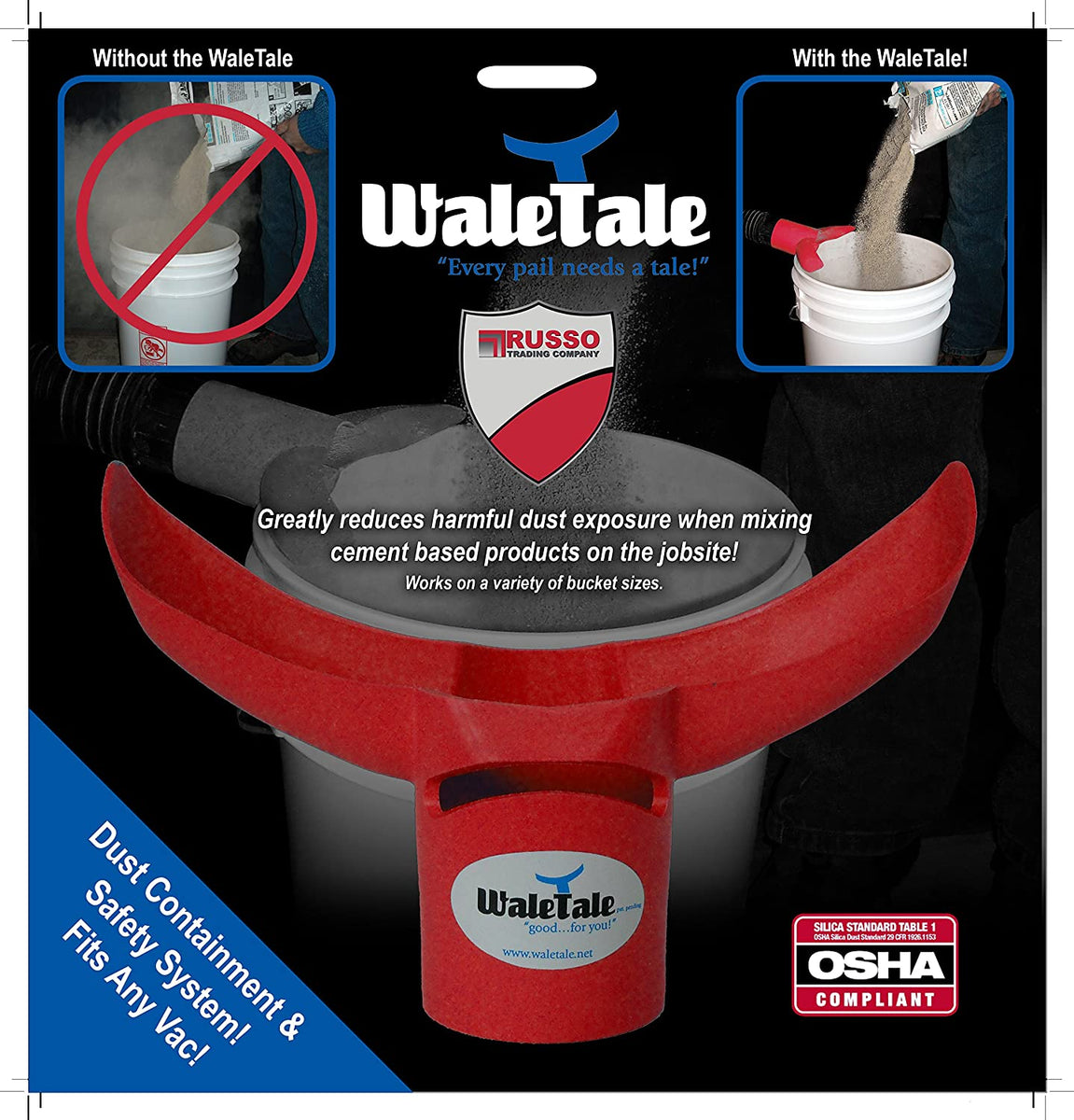 WaleTale Vacuum Attachment Dust Containment and Safety System | Floor ...